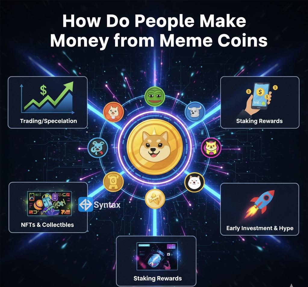 How Do People Make Money from Meme Coins | Syntax Verse